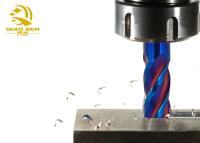 China High Strength CNC End Mill Cutter 1-12mm Diameter 4-Flute V Grooving Tool for Aluminum Alloys ISO9001 Certified for sale