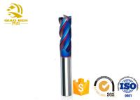 China High Strength CNC End Mill Cutter 1-12mm Diameter 4-Flute V Grooving Tool for Aluminum Alloys ISO9001 Certified for sale