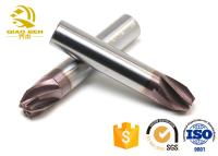 China Professional CNC Chamfer 45° Forming Milling Cutter with 0.4-1.2mm Diameter Range and HRC65 Hardness Rating for sale