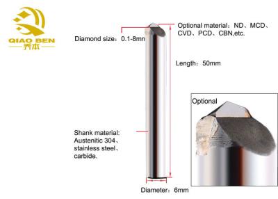 China Professional Custom Diamond End Mill Cutting Tools 4-12mm Diameter with High Wear Resistance for Aluminum & Copper for sale