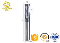 China High Speed CNC Router End Mills 2-3 Flutes with Large Screw Angle Design for Aluminum Machining for sale