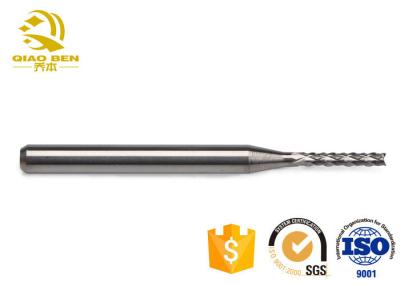 China 2 Flute Carbide End Mill for Aluminum Cutting - 1.0-12.0mm Diameter Range with 65 HRC Hardness Rating for sale