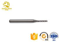 China 2 Flute Carbide End Mill for Aluminum Cutting - 1.0-12.0mm Diameter Range with 65 HRC Hardness Rating for sale