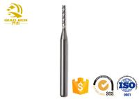 China 2 Flute Carbide End Mill for Aluminum Cutting - 1.0-12.0mm Diameter Range with 65 HRC Hardness Rating for sale