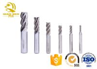 China 4-Flute Square CNC End Mill Cutter for Steel & Cast Iron ≤65 HRC with 200% Efficiency Improvement for sale