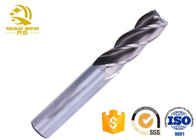 China 4-Flute Square CNC End Mill Cutter for Steel & Cast Iron ≤65 HRC with 200% Efficiency Improvement for sale