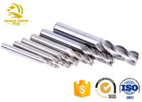 China 4-Flute Square CNC End Mill Cutter for Steel & Cast Iron ≤65 HRC with 200% Efficiency Improvement for sale