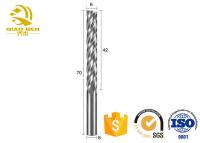 China High Efficiency 3-Flute CNC End Mill Cutter 0.4-1.2mm Diameter for Steel & Cast Iron ≤65 HRC for sale