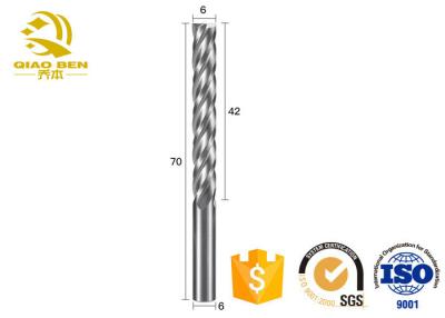 China High Efficiency 3-Flute CNC End Mill Cutter 0.4-1.2mm Diameter for Steel & Cast Iron ≤65 HRC for sale