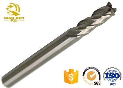 China 1 Inch Solid Carbide Corner Radius End Mills with AlTiN Coating for HRC30-52 Metals for sale