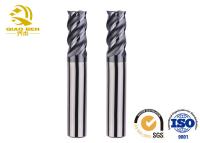 China Carbide Tip CNC End Mill Cutter Grinding Groove High Thermal Stability for sale