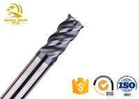 China Carbide Tip CNC End Mill Cutter Grinding Groove High Thermal Stability for sale