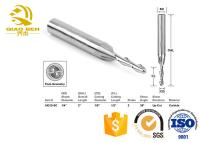 China Auto Radius Carbide Ball End Mill 0.4-1.2mm Diameter with 2 Flutes for Hardened Steel HRC60+ for sale