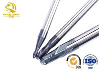 China HRC45 Carbide Ball End Mill 2 Flute Ball Nose with Anti-Chipping Edge - 0.4mm to 1.2mm Diameter Range for sale