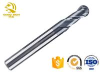 China Tungsten Carbide Ball Nose End Mill 2 Flutes with SGS Certification for HRC65 Materials for sale