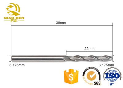 China Large Groove Carbide Ball End Mill 0.4-1.2mm Diameter with AlTiN Coating for HRC60+ Hardened Steel for sale