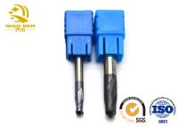 China Two Flute Carbide Ball End Mill 92.6 HRA Hardness with 50mm Overall Length for Aluminum Alloy Processing for sale