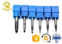 China Two Flute Carbide Ball End Mill 92.6 HRA Hardness with 50mm Overall Length for Aluminum Alloy Processing for sale