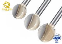 China Tungsten Carbide Ball Nose End Mill 3 Flute for Aluminum HRC45 with 1-20mm Diameter Range for sale