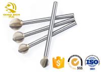 China Tungsten Carbide Ball Nose End Mill 3 Flute for Aluminum HRC45 with 1-20mm Diameter Range for sale