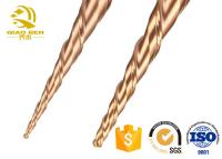 China High Hardness Miniature Tapered End Mills for Woodworking - 0.4-2.5mm Diameter with AlTiN/TiSiN Coatings for sale