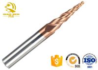 China Tungsten Tapered End Mill Cutter Solid Carbide D4-D10mm with AlTiN Coating for CNC Machining for sale