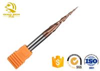 China High Speed Tapered End Mill Cutter with AlTiN Coating for Wood Milling - 0.4mm to 2.5mm Diameter Range for sale