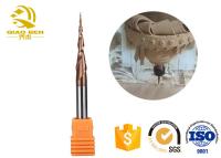 China Tungsten Carbide Tapered Ball Nose End Mill 50 Degree with AlTiN Coating for CNC Milling up to 65 HRC for sale