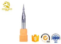 China Tapered End Mill Cutter Solid Carbide AlTiN Coating 0.4-2.5mm Diameter for CNC Milling for sale