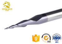 China Tapered End Mill Cutter Solid Carbide AlTiN Coating 0.4-2.5mm Diameter for CNC Milling for sale