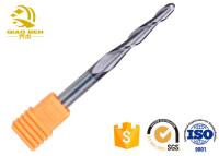China Tungsten Carbide Tapered End Mill Cutter 0.4-2.5mm Diameter for Materials up to 65 HRC for sale