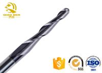 China Tungsten Carbide Tapered End Mill Cutter 0.4-2.5mm Diameter for Materials up to 65 HRC for sale
