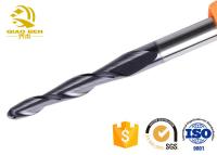China High Precision Solid Carbide Ball Nose End Mills 0.4-2.5mm Diameter with AlTiN Coating for Five-Axis CNC Milling for sale
