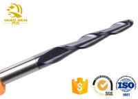 China High Precision Solid Carbide Ball Nose End Mills 0.4-2.5mm Diameter with AlTiN Coating for Five-Axis CNC Milling for sale