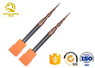 China Tapered End Mill Cutter CNC Router Bits 0.4-2.5mm Diameter with 200% Efficiency Increase for sale