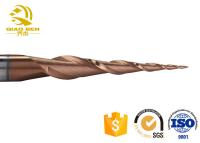 China Tapered End Mill Cutter CNC Router Bits 0.4-2.5mm Diameter with 200% Efficiency Increase for sale