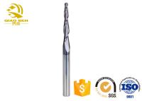 China CNC Carbide Tapered Ball End Mill 1/8 Inch HRC55 with AlTiN Coating for Hard Steel up to 65 HRC for sale