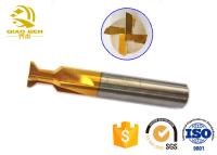 China Customized Carbide Dovetail Milling Cutter 6mm Shank 50mm Length HRC55 with TiSiN Coating for sale