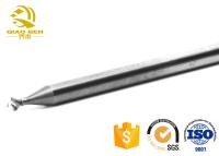 China Tapered Dovetail End Mill Cutter with TiSiN Coating HRC55 6mm Shank 0.75mm Tip Radius for sale
