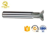 China 60° Dovetail End Mill Cutter 6mm Shank HRC55 Solid Carbide 2-Flute Milling Tool for sale
