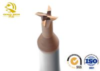 China Solid Carbide Piloted End Mill Dovetail Cutter 60 Degree with Balchas Coating, Diameter Range Φ3mm-Φ25mm for sale