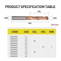 China Professional Solid Carbide Reamers with Spiral U Groove - 0.4mm to 1.2mm Diameter Range for High-Speed Precision Machining for sale
