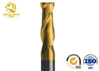 China Solid Tungsten Carbide 4-Flute End Mill 1-12mm Diameter for Stainless Steel and Hardened Metals HRC30-52 for sale
