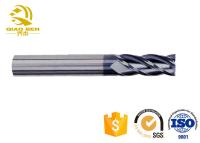 China Solid Carbide End Mill 1-20mm Diameter for Aluminum Processing with 4 Flutes and HRC 45-65 Hardness Rating for sale