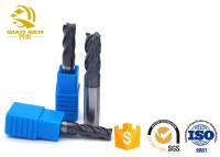 China Solid Carbide Square End Mill HRC65 4 Flutes TiAlN Nano Coating 35° Helix for sale