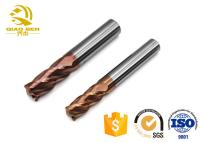China Aluminum Cutters Corner Radius CNC End Mill Cutter HRC65 4 Flute Solid Carbide for sale