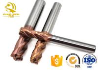 China Aluminum Cutters Corner Radius CNC End Mill Cutter HRC65 4 Flute Solid Carbide for sale