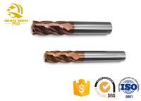 China Aluminum Cutters Corner Radius CNC End Mill Cutter HRC65 4 Flute Solid Carbide for sale