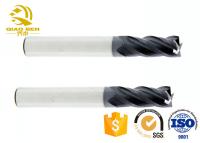 China Solid Carbide End Mill HRC65 4 Flute High Hardness Cutting Tool for Steel Cast Iron for sale