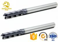 China 4 Flute Solid Carbide End Mill Cutter HRC65 AlTiN Coated CNC Milling Tool 1-20mm for sale